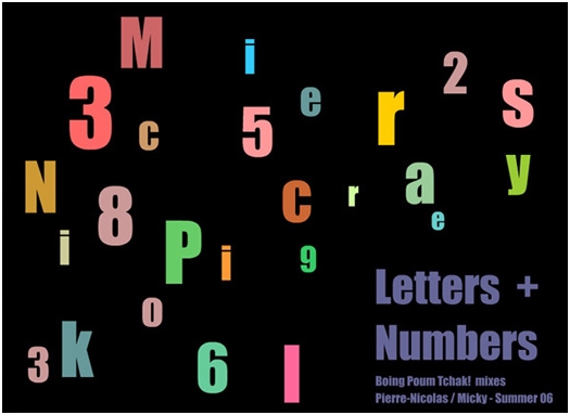 Boing Poum Tchak! mix – Letters + Numbers [bptchk! 002] | Boing Poum Tchak!